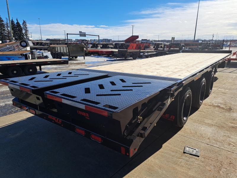 2025 Double A Trailers Heavy Duty Highboy Deckover Flatbed Pintle Tag ...