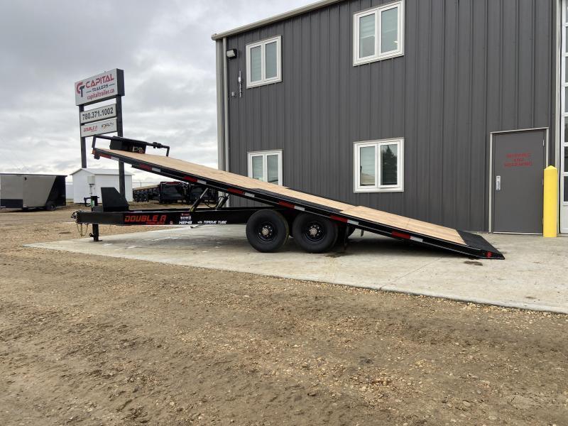 2024 Double A Pro Series High-Boy Full Tilt Flatdeck Deckover Trailer - 8.5' x 24' (14000GVW) in ...