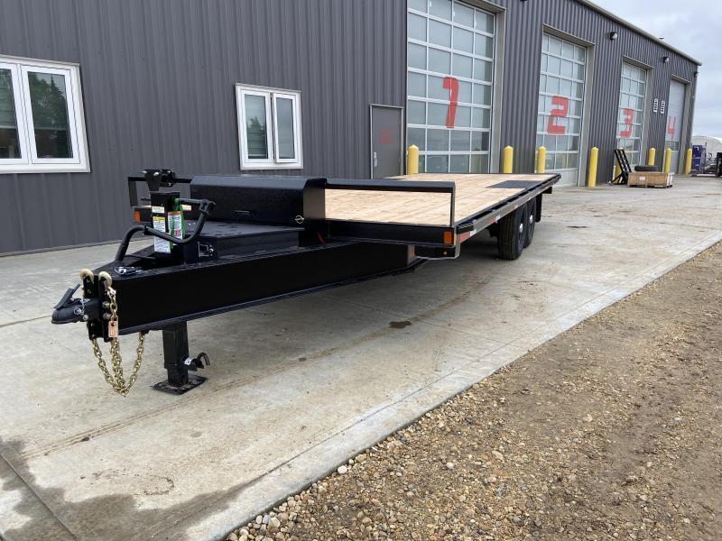 2024 Double A Pro Series High-Boy Full Tilt Flatdeck Deckover Trailer - 8.5' x 24' (14000GVW) in ...
