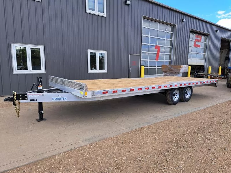 2025 NORDTEK High Boy Flat deck Deckover Aluminum Trailer - 8.5' x 24' (17600 GVW) in Edmonton ...
