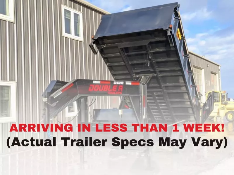 2025 Double A Gooseneck Deck over Dump Trailer - 8' x 16' (24150LB GVW ...