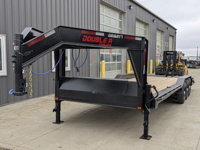 2025 Double A Trailers Gooseneck Equipment Trailer Low Profile 83" x 28 ...