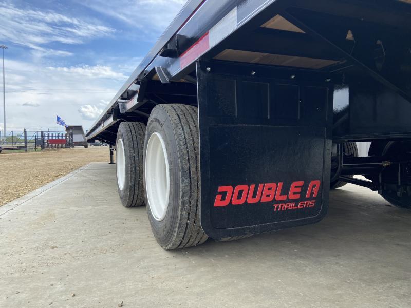 2023 Double A Trailers Heavy Duty Highboy Deckover Flatbed Pintle Tag ...