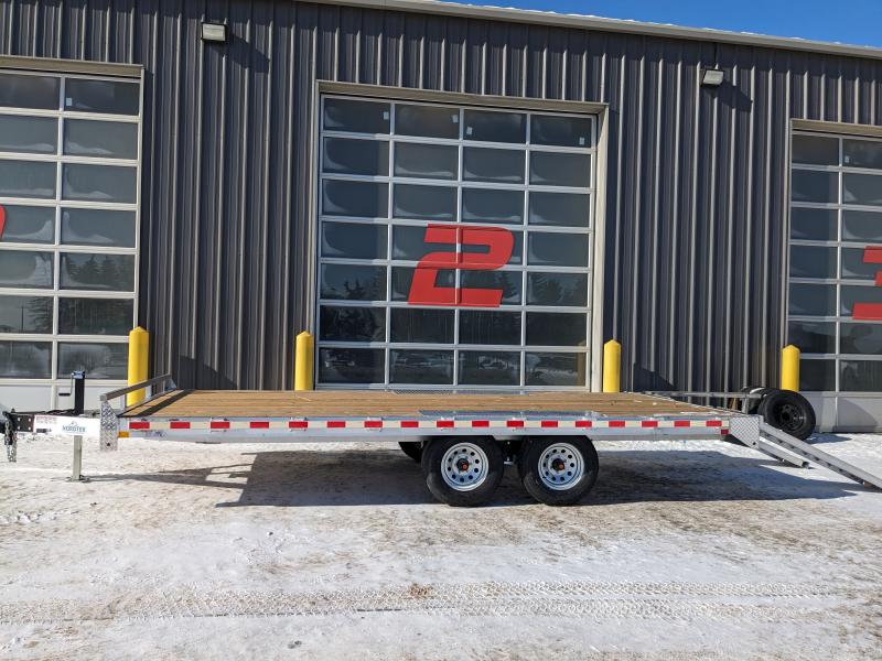 2024 NORDTEK High Boy Flat deck Deckover Aluminum Trailer - 8.5' x 18 ...