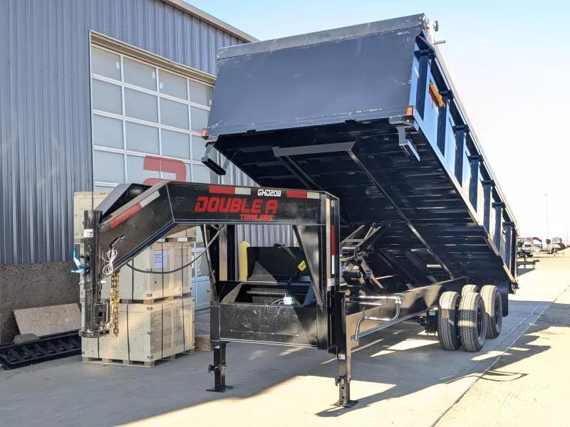 2026 Double A Pro Series Heavy Duty Gooseneck Deckover Dump Trailer - 8 ...