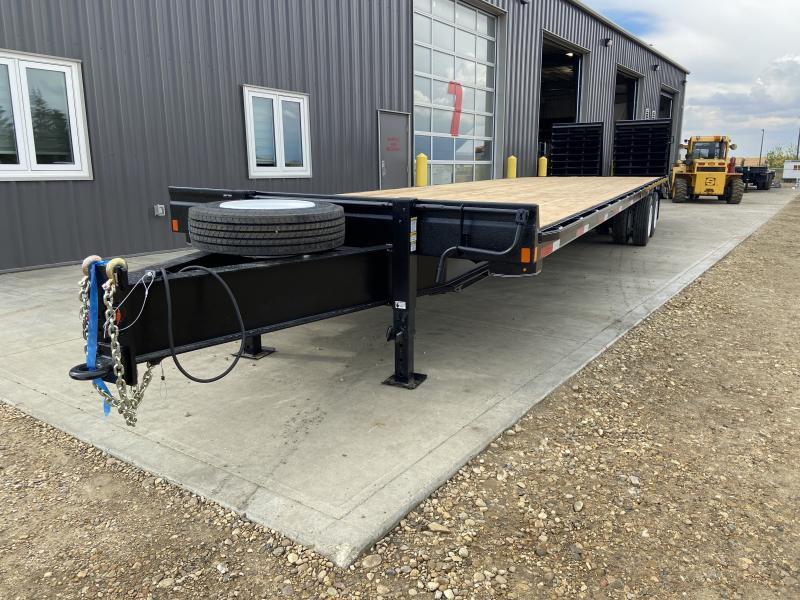 2023 Double A Trailers Heavy Duty Highboy Deckover Flatbed Pintle Tag ...