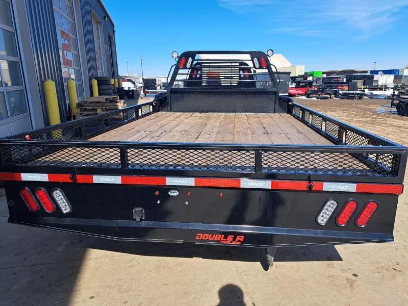 2025 Double A Trailers 8' x 12' Cab & Chassis Channel Flatbed Truck ...