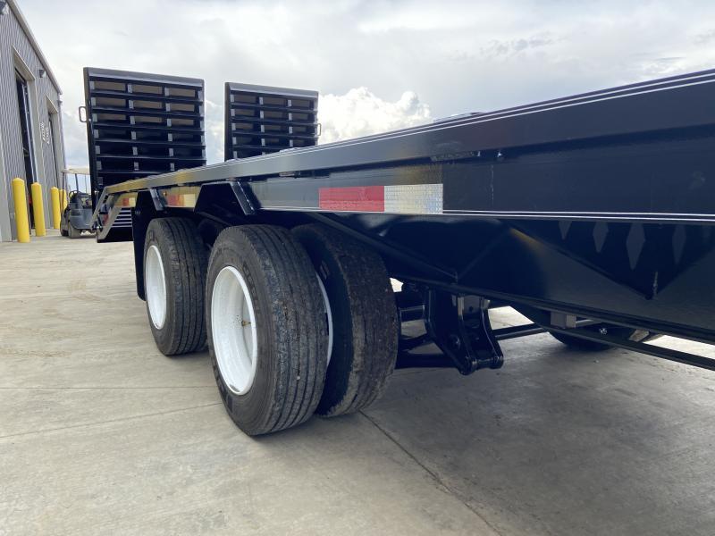 2023 Double A Trailers Heavy Duty Highboy Deckover Flatbed Pintle Tag ...