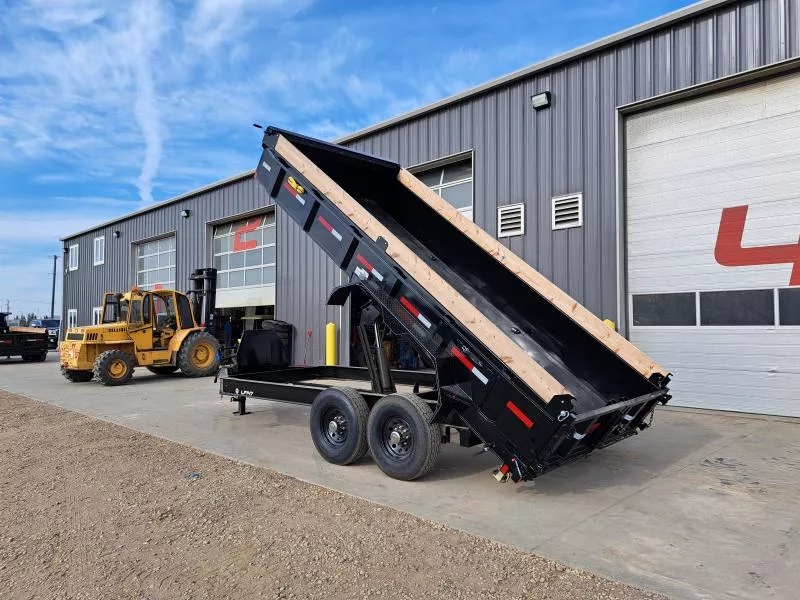 2025 Double A 83" x 16FT Tandem Axle Dump Trailer (15400LB GVW) in ...