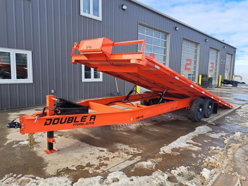 2025 Double A 8.5' x 24' High-Boy Full Tilt Flatdeck Deckover Trailer ...