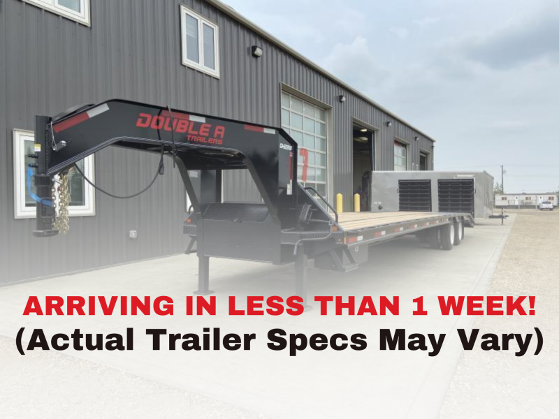 2025 Double A Trailers Gooseneck High Boy Deck Over Trailer - 8.5'x36 ...