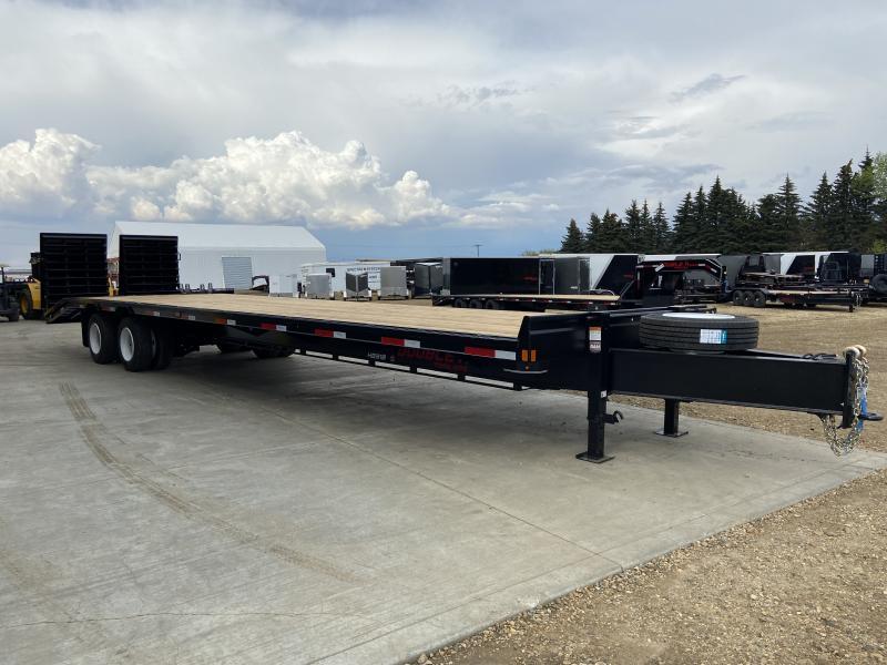 2023 Double A Trailers Heavy Duty Highboy Deckover Flatbed Pintle Tag ...