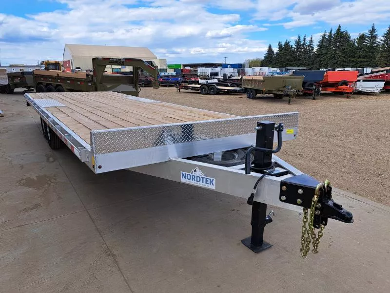 2025 NORDTEK High Boy Flat deck Deckover Aluminum Trailer - 8.5' x 24 ...