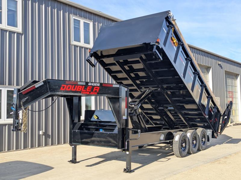 2025 Double A Gooseneck Deck over Dump Trailer - 8' x 18' (24,150 LB ...