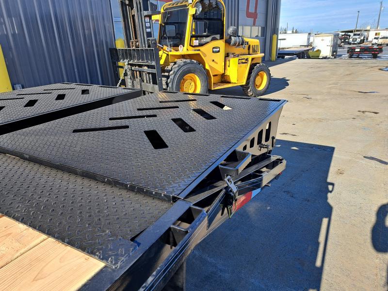 2025 Double A Trailers Heavy Duty Highboy Deckover Flatbed Pintle Tag ...