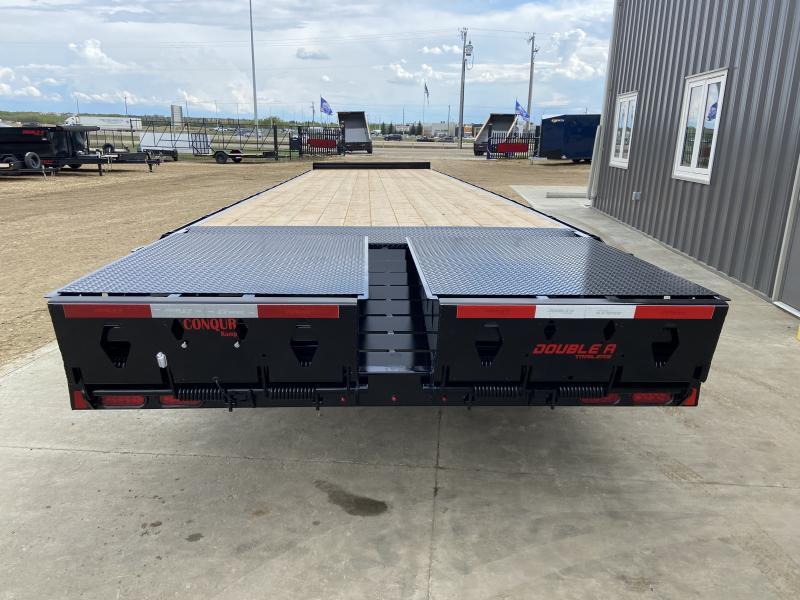 2023 Double A Trailers Heavy Duty Highboy Deckover Flatbed Pintle Tag ...