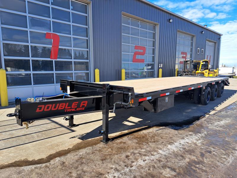 2025 Double A Trailers Heavy Duty Highboy Deckover Flatbed Pintle Tag ...