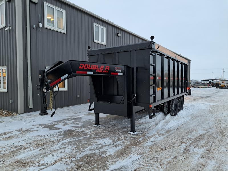 2026 Double A Dump Trailer 8' x 20' Heavy Duty Gooseneck Deckover- 6 ...