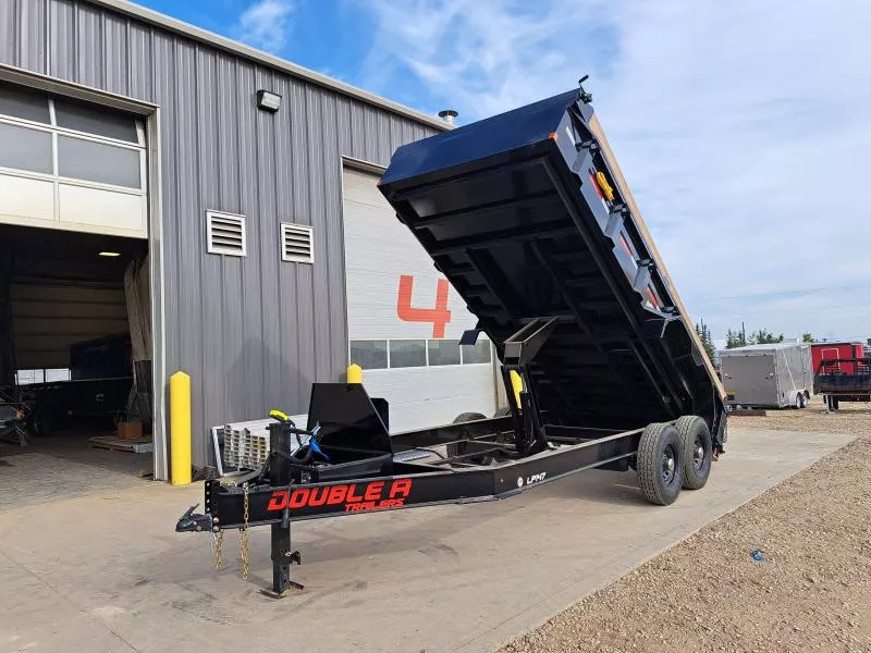 2025 Double A 83" x 16FT Tandem Axle Dump Trailer (15400LB GVW) in ...