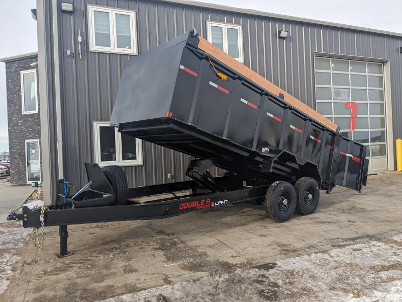 2024 Double A Trailers 83" x 16FT Tandem Axle Dump Trailer (14000LB GVW ...