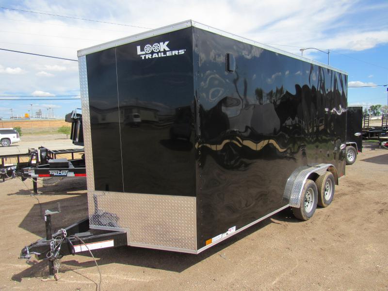 2023 Look Trailers 7.5' X 16' V-Nose Element SE Enclosed Trailer Cargo ...