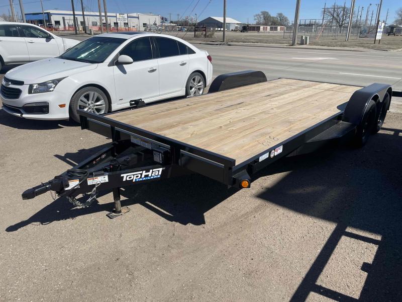 2024 Top Hat Trailers 2024 TOP HAT DELUXE CAR HAULER 83X18 7K GVWR Car ...