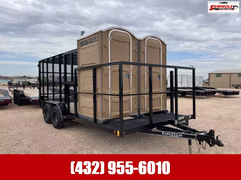 2026 EAST TEXAS TRAILERS 83" X 18' COMBO TRASH TRAILER in Seminole, TX ...