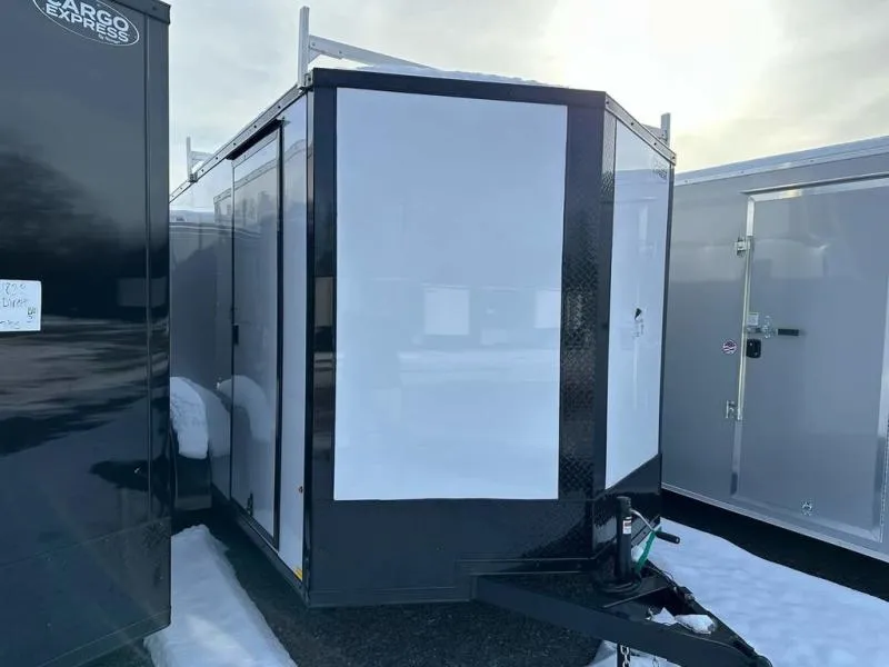 2026 Cargo Express EX DLX 7X14' 7K w/Ramp Added Height Black Out Edt in ...