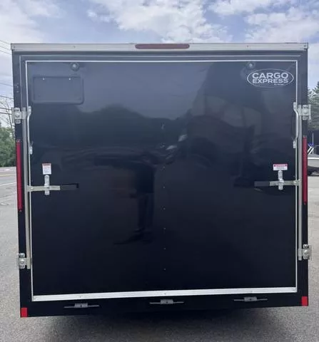 2025 Cargo Express EX DLX Flat Top V-Nose Enclosed 7'x12' in Burnt ...