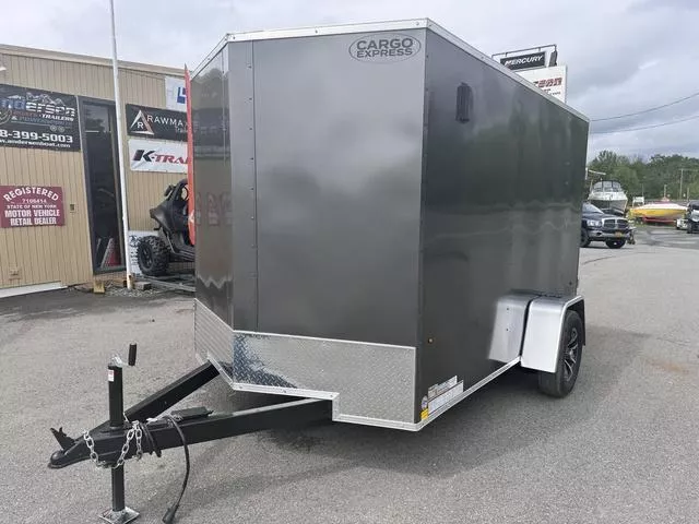 2025 Cargo Express EX DLX 6x10' 3.5K Single Axle Cargo Trailer in Burnt ...
