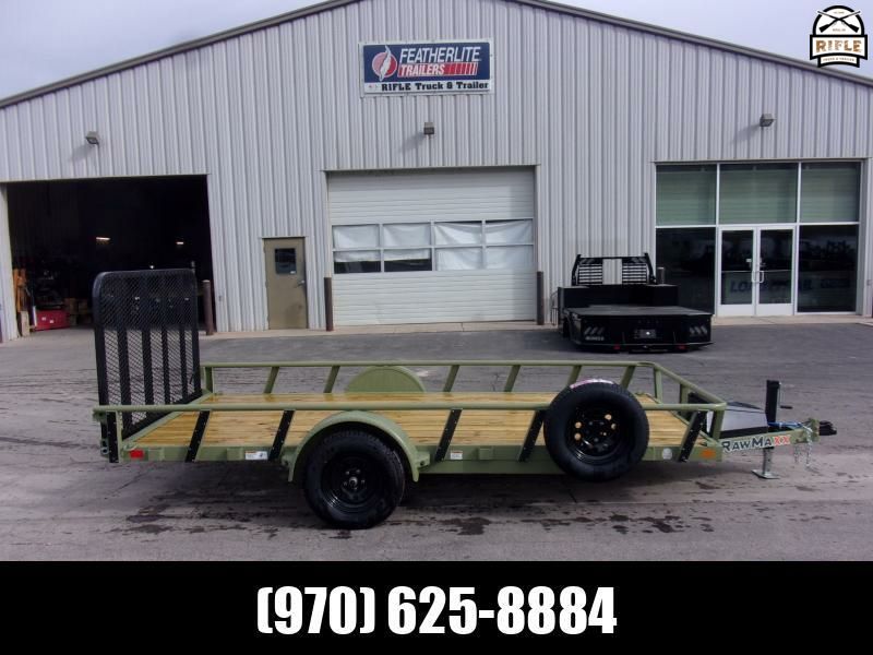 2025 RawMaxx UTX1477BP - 77"X14' Utility Trailer in Rifle, CO | Trailer ...
