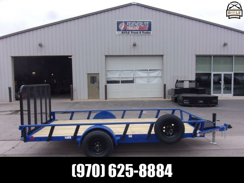 2025 RawMaxx UTX1483BP - 83"X14' Utility Trailer in Rifle, CO | Trailer ...
