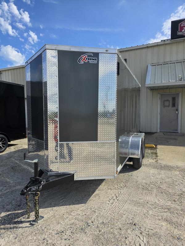 2024 Xtreme Cargo 6 X 12 TA POLYCORE Cargo / Enclosed Trailer in Pearl ...