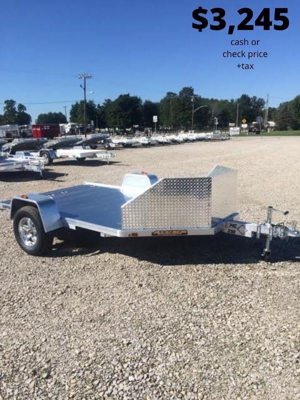 2021 Aluma MC210 Motorcycle Trailer in Elnora, IN | Trailer Trader