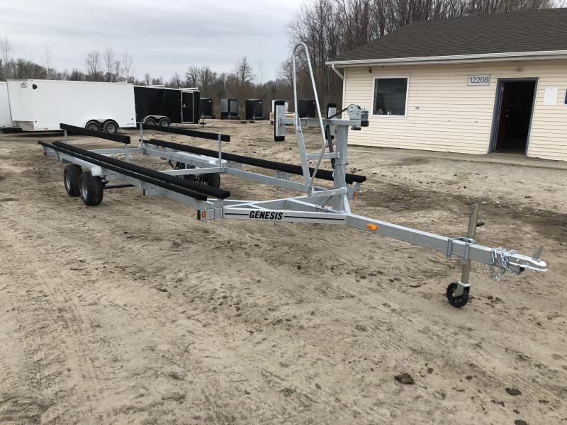 2022 Genesis 24' Tandem Axle Float on Pontoon Trailer Boat Trailer in ...