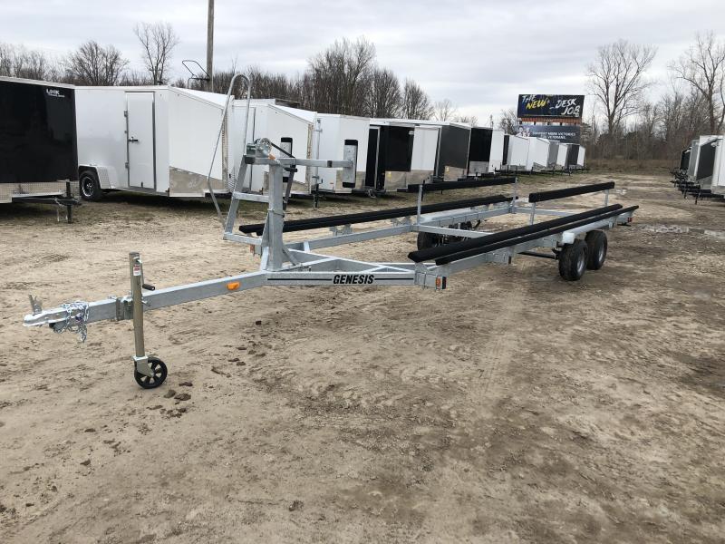 2022 Genesis 24' Tandem Axle Float on Pontoon Trailer Boat Trailer in ...