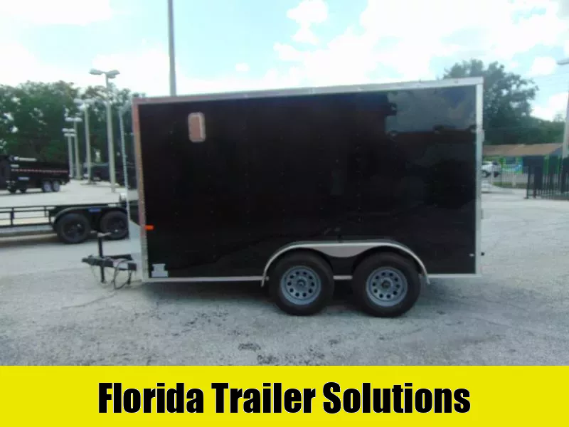 New Rock Solid Cargo 6X12 Tandem Axle Enclosed Cargo Trailer w/.080 ...
