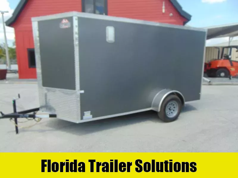 New Rock Solid Cargo 6X12 Single Axle Enclosed Cargo Trailer w/.080 ...