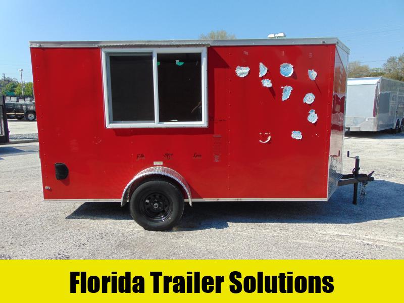 BANK REPO - PREOWNED 2023 Fast Cargo 6x12 Vending / Concession Trailer ...