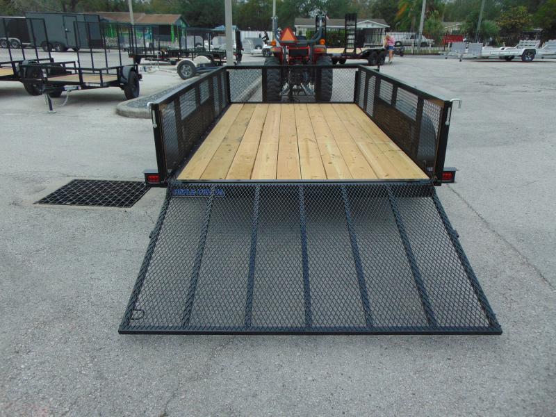 New Triple Crown Trailers 6 X 12 Tandem Axle Utility Trailer w/2' Mesh ...