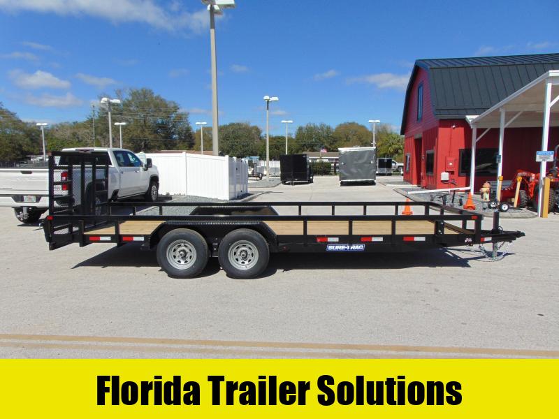 New Sure-Trac 7X20 10k Tandem Axle Tube Top Utility Trailer in ...