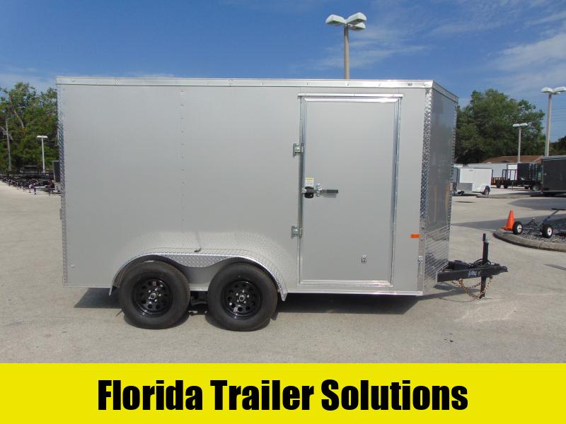 New Rock Solid Cargo 6X12 Tandem Axle Enclosed Cargo Trailer w/.080 ...
