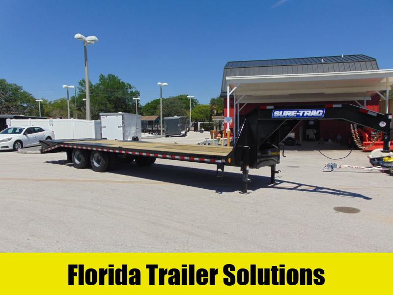 New Sure-Trac 8.5X25+5 Low Profile Heavy Duty 25.9k Gooseneck Equipment ...