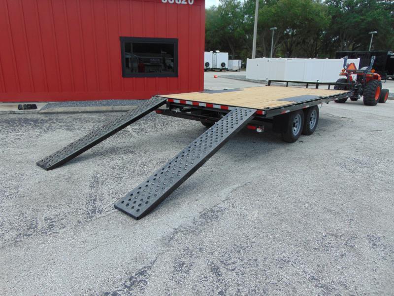 New Sure-Trac 8.5x16 Low Pro 10k Flatbed Deckover Equipment Trailer in ...