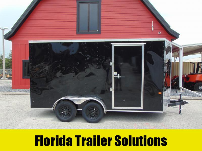 New Rock Solid Cargo 7X14TA Enclosed Cargo Trailer w/ 7' Interior ...