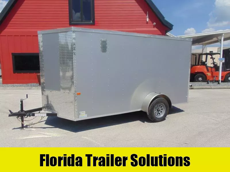 New Rock Solid Cargo 6X12 Single Axle Enclosed Cargo Trailer w/.080 ...