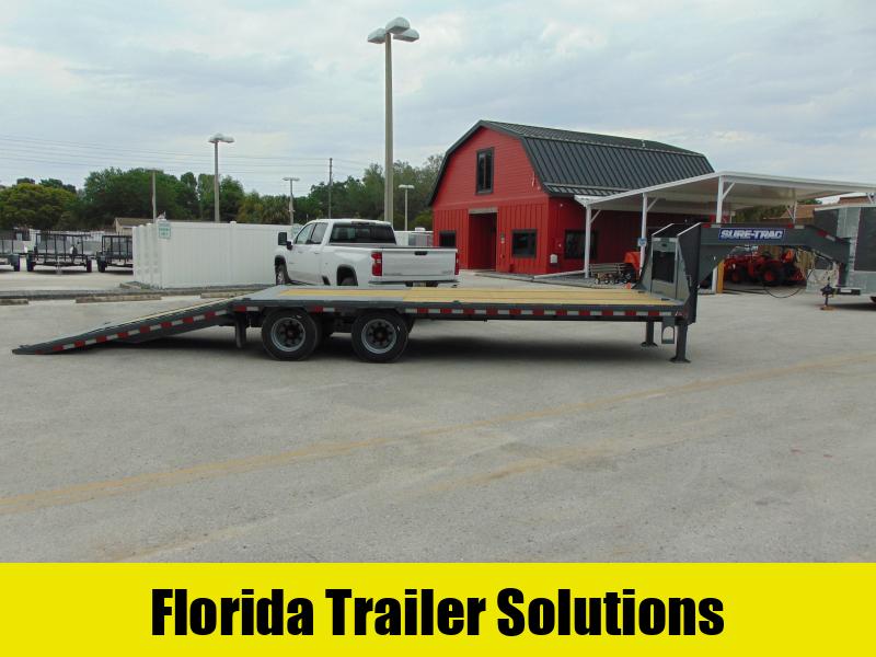 NEW Sure-Trac 8.5X20+10 Heavy Duty Low Profile Gooseneck 30K Equipment ...