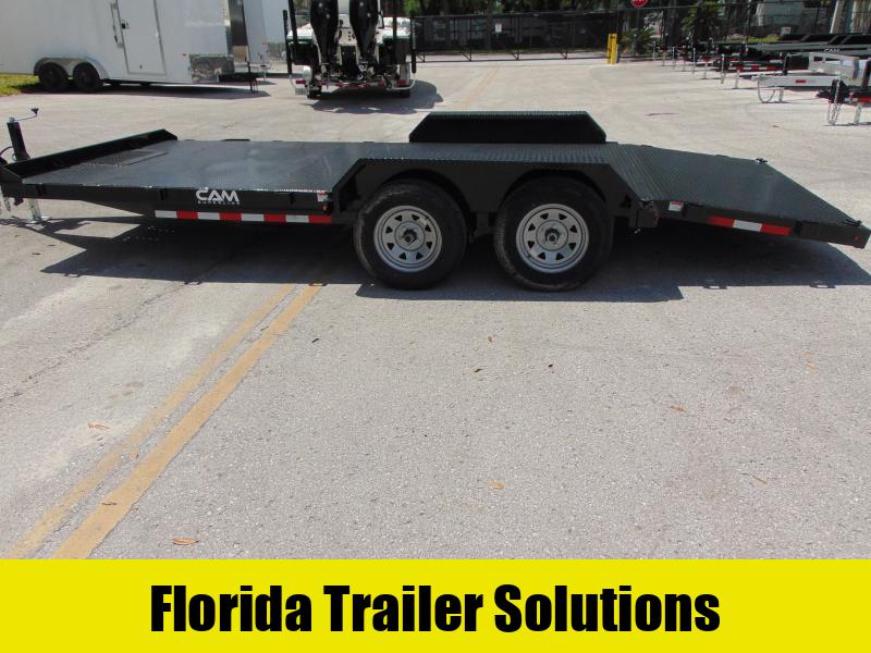 CLEARANCE! New Cam Superline 7X18 7k Steel Deck Car Hauler Trailer in ...