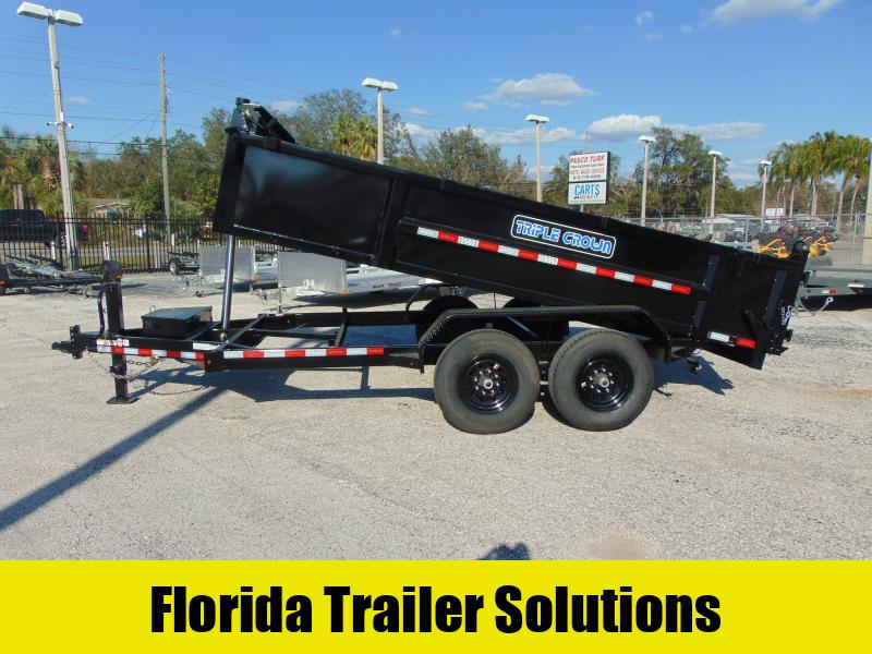 New 2025 Triple Crown Trailers 7X14 SD 14K Telescopic Dump Trailer in ...