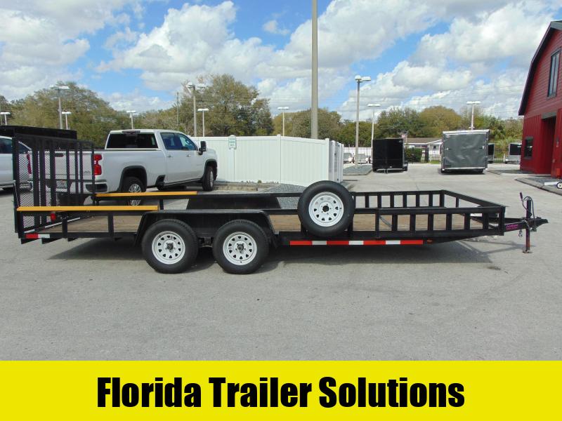Pre-Owned 2022 Triple Crown Trailers 7X20 Utility Trailer in ...
